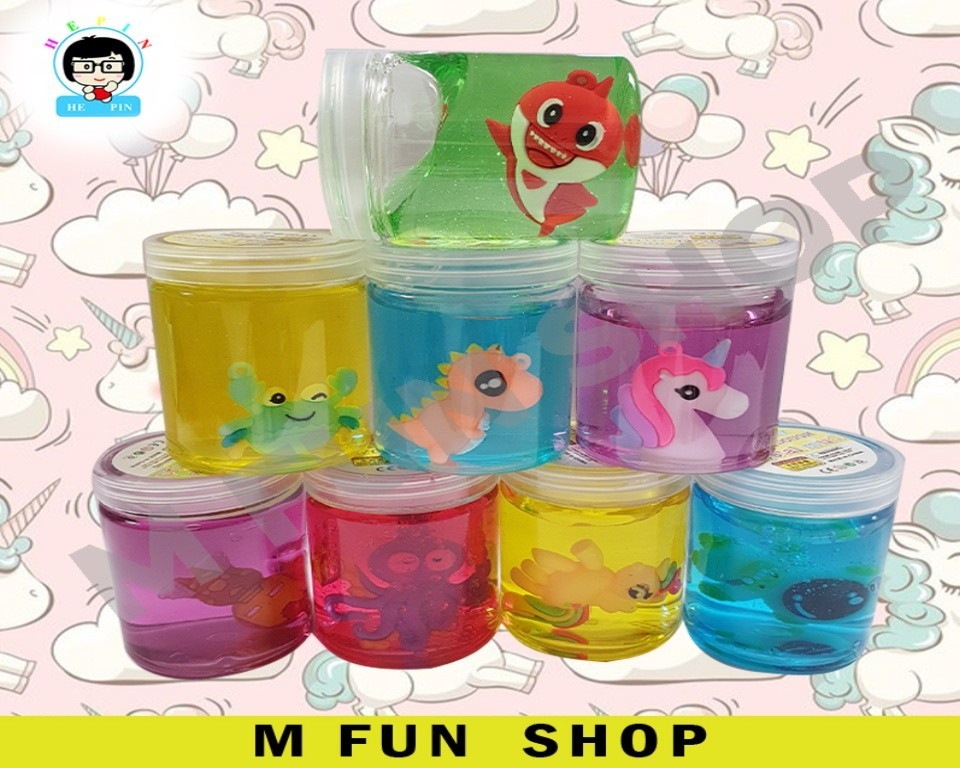 1Pc x 150ml Colorful Slime Animation Bottle Magic Crystal Slime Non ...
