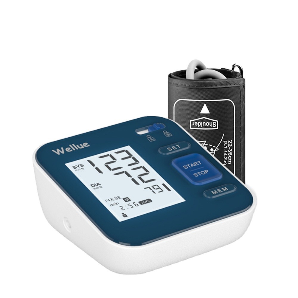 Wellue B02T BP Machine Digital Blood Pressure Monitors Sphygmomanometer ...