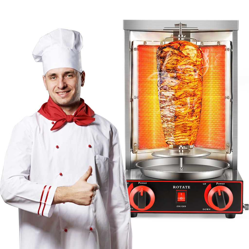 Turkish BBQ Kebab Machine 360 Degree Rotary Barbecue Roast Grill ...