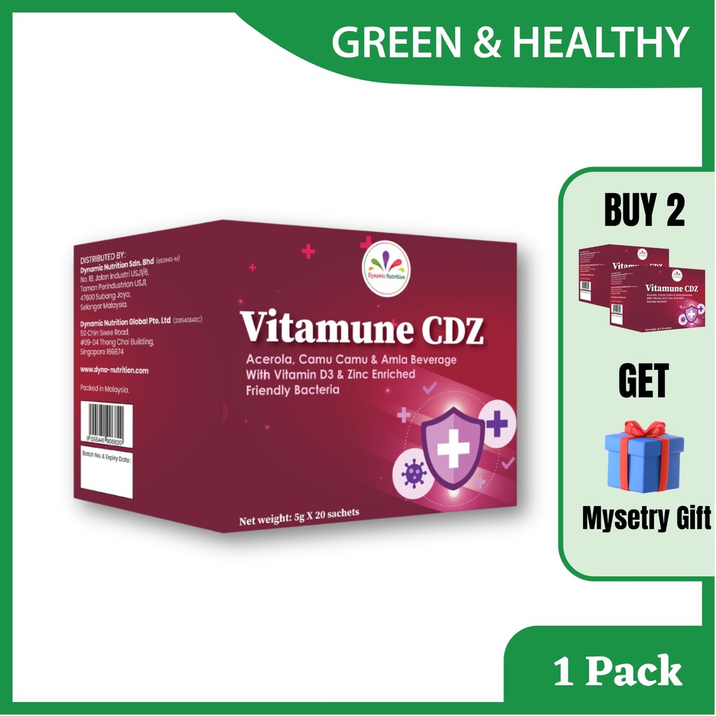 Dynamic Nutrition Vitamune CDZ - The Power Of Vitamin C, D & Zinc ...