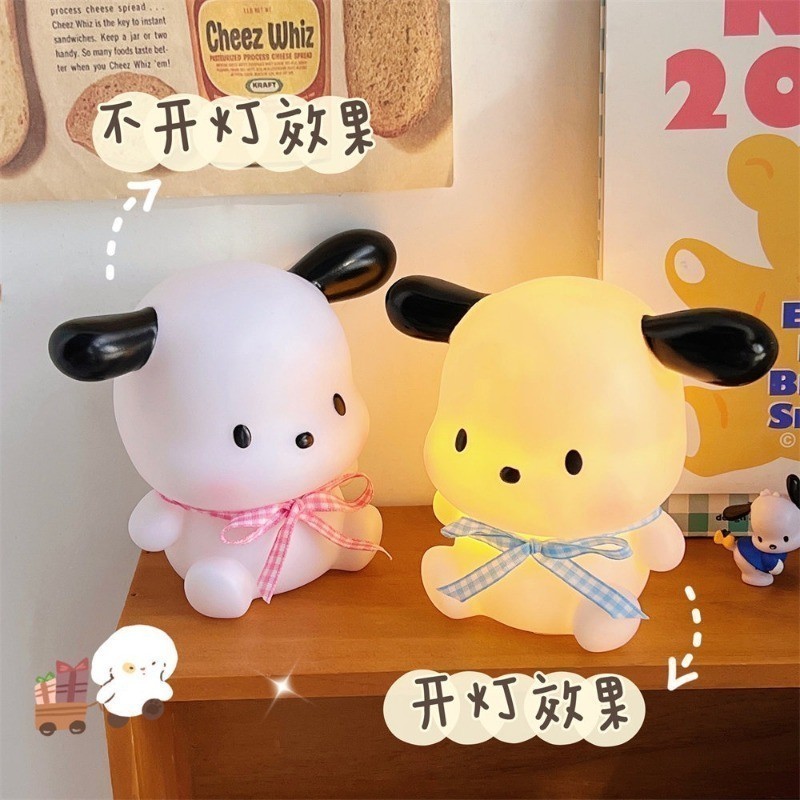 Cartoon Sanrio Pochacco Night Light Girl Desk Decoration Children Cute ...