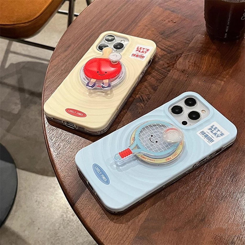 Jelly Cat Ins Spinning Magnetic Holder + Phone Case for iPhone 16 11 15 ...