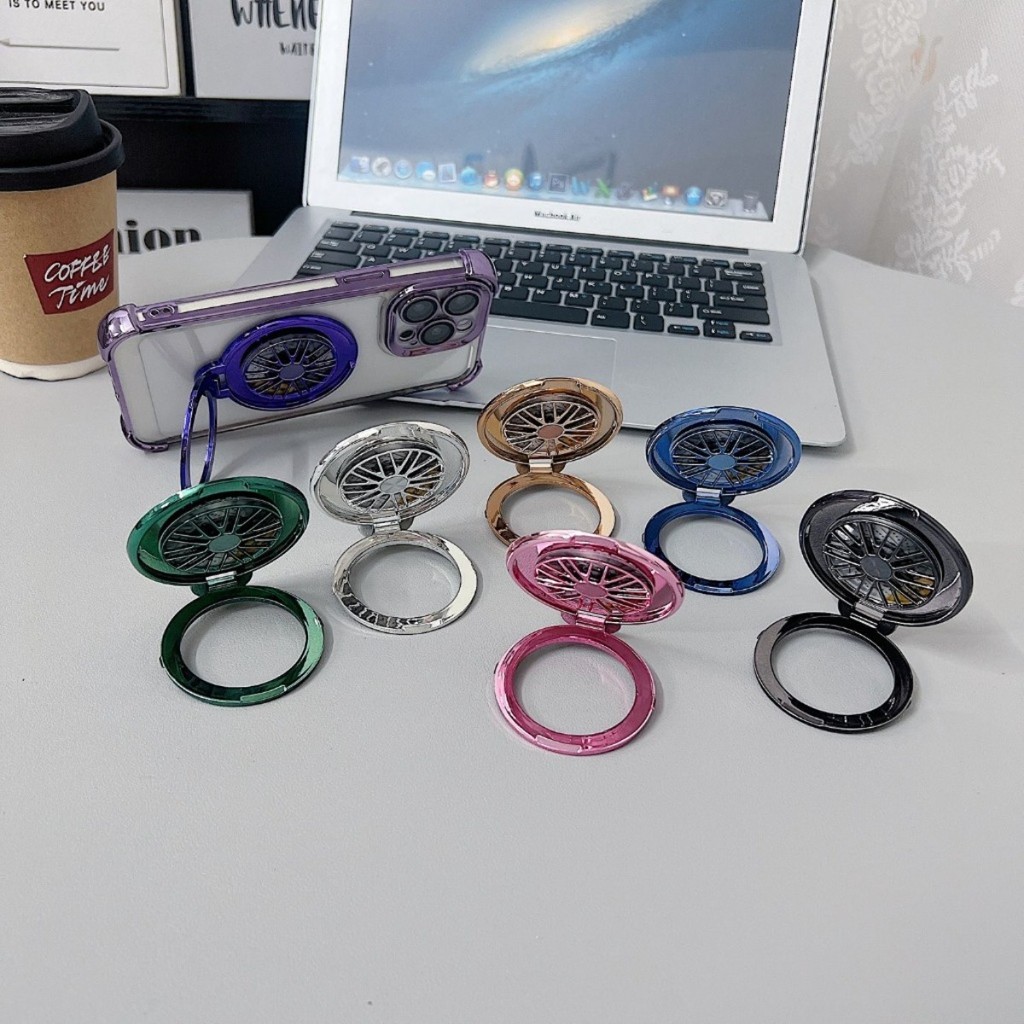 Rotating Gyroscope Phone Holder Decompression Brackets Back Adhesive ...