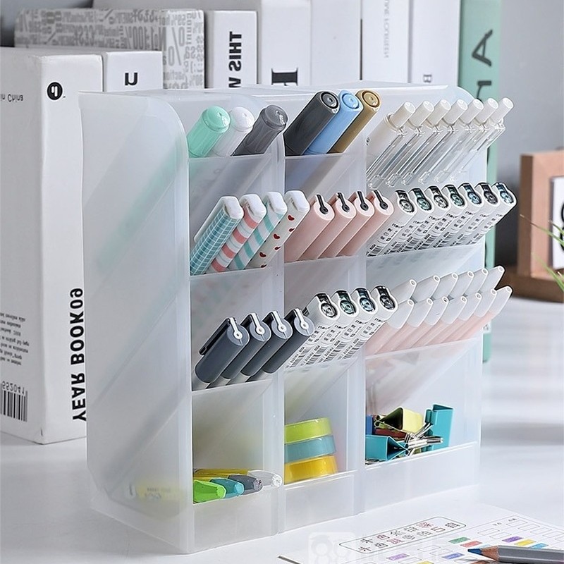 【PLAYFUL】Office Desk Organizer Stationery Storage Box Pen Storage Pen ...