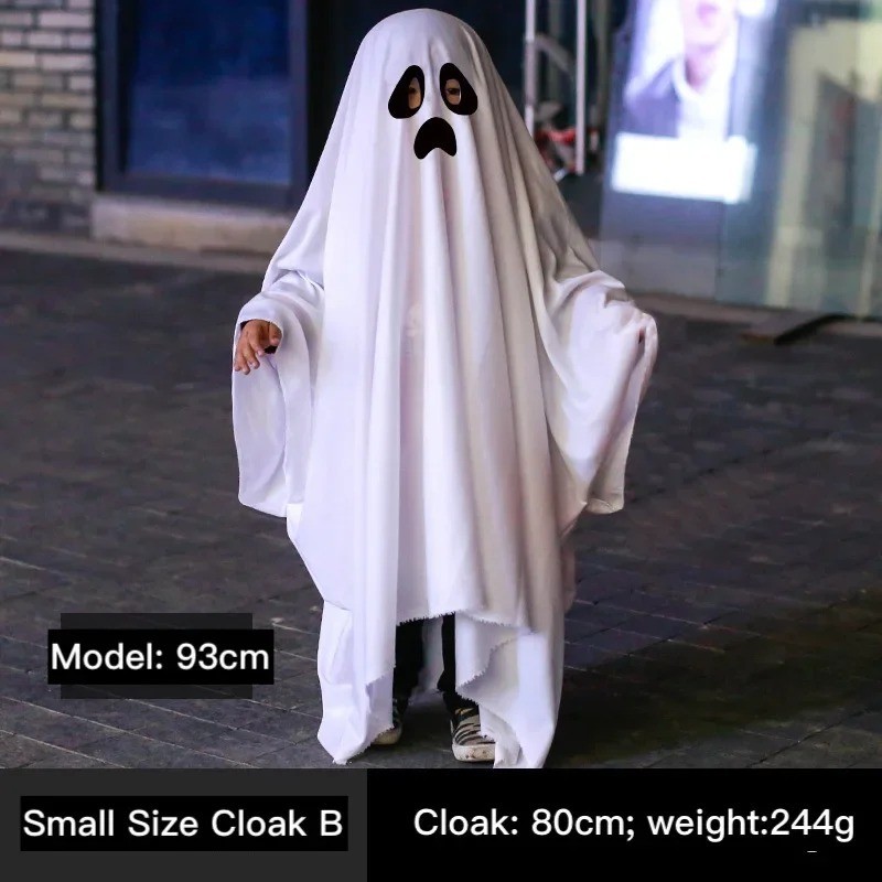 Cute Kids Halloween Horror Cloak Cape Anime No Face Cosplay Costumes ...