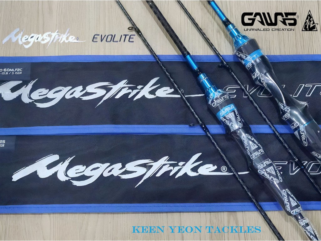 GAWAS MEGASTRIKE EVOLITE FISHING ROD | Shopee Malaysia
