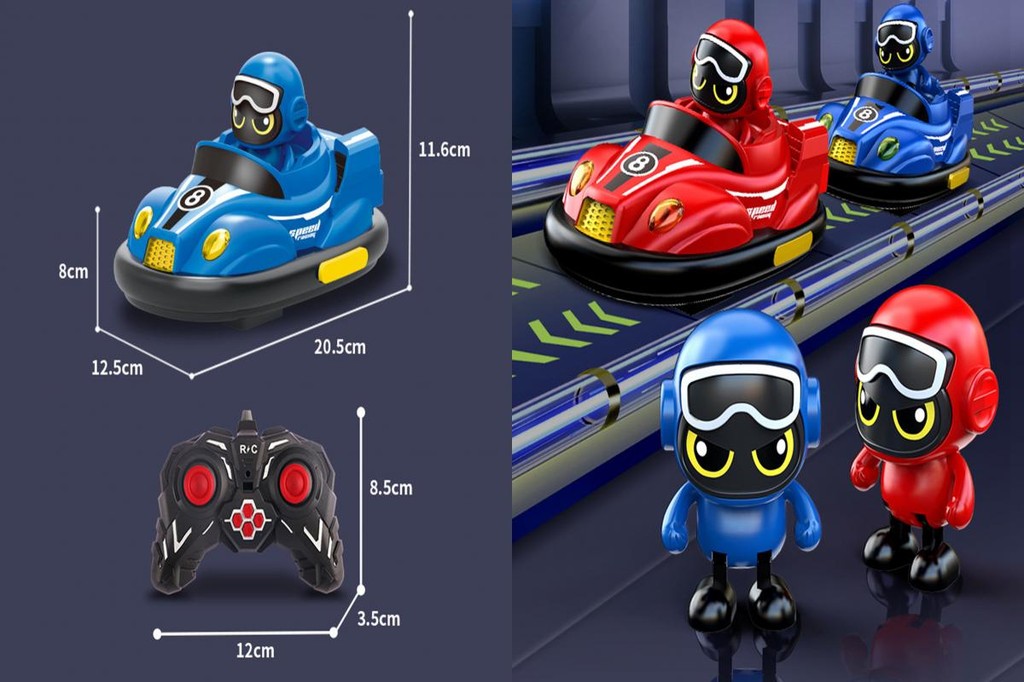 Lingoer| Remote Control Racing Car Kids Bumper Vehicle Toy Remote ...