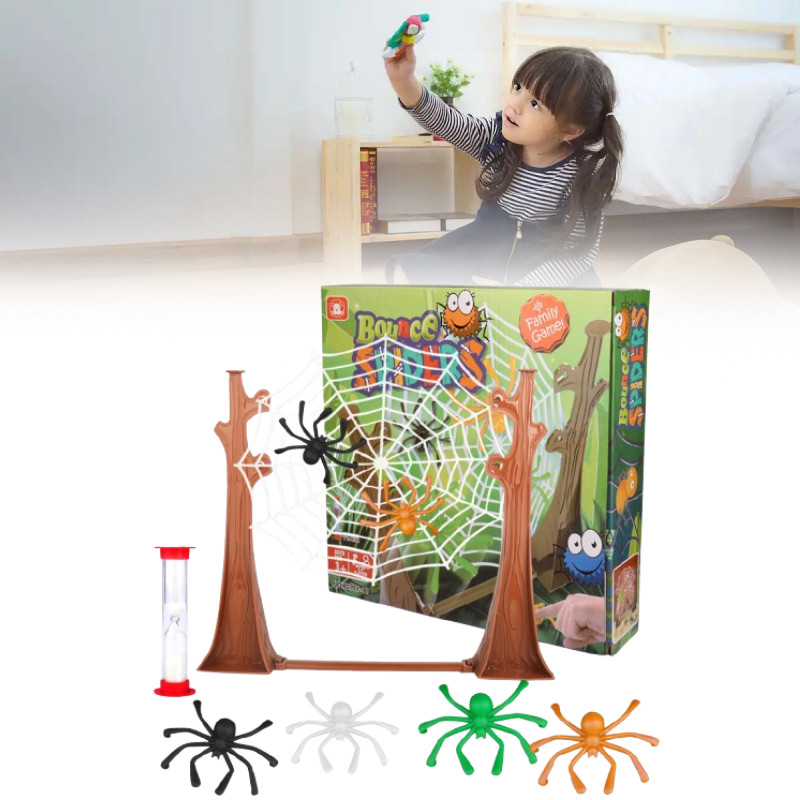 Plastic Bounce Educational Spiders Game For Visual And Motor Skill ...
