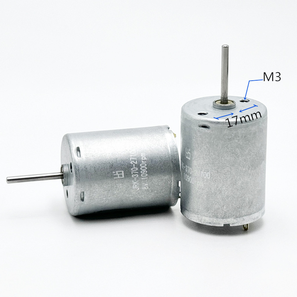Mini 24mm RK-370-27100 Carbon Brush Motor DC 3V 6V 7.4V 8V 10900RPM ...