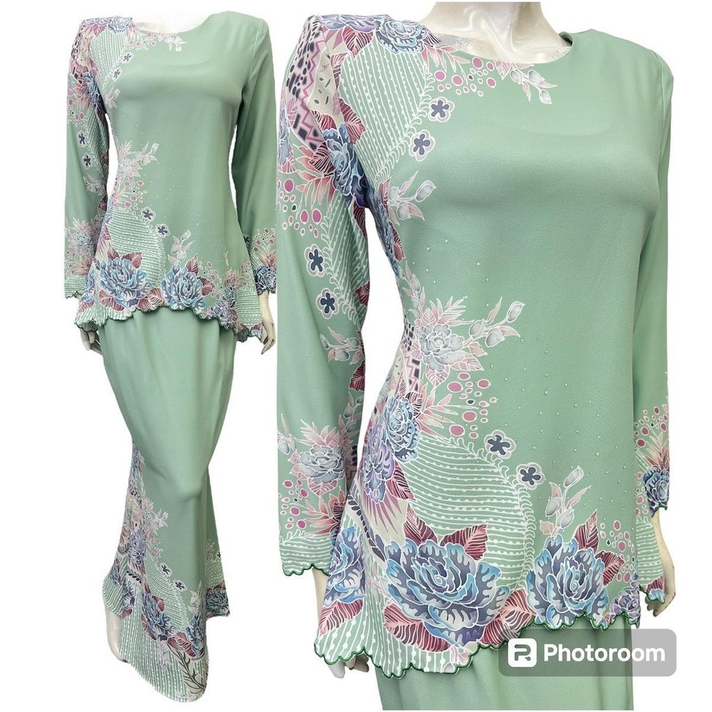 Delisa Kurung Batik Fashion2024 Kain Duyung Klasik ( SIZE: 38-52 ) | Shopee Malaysia