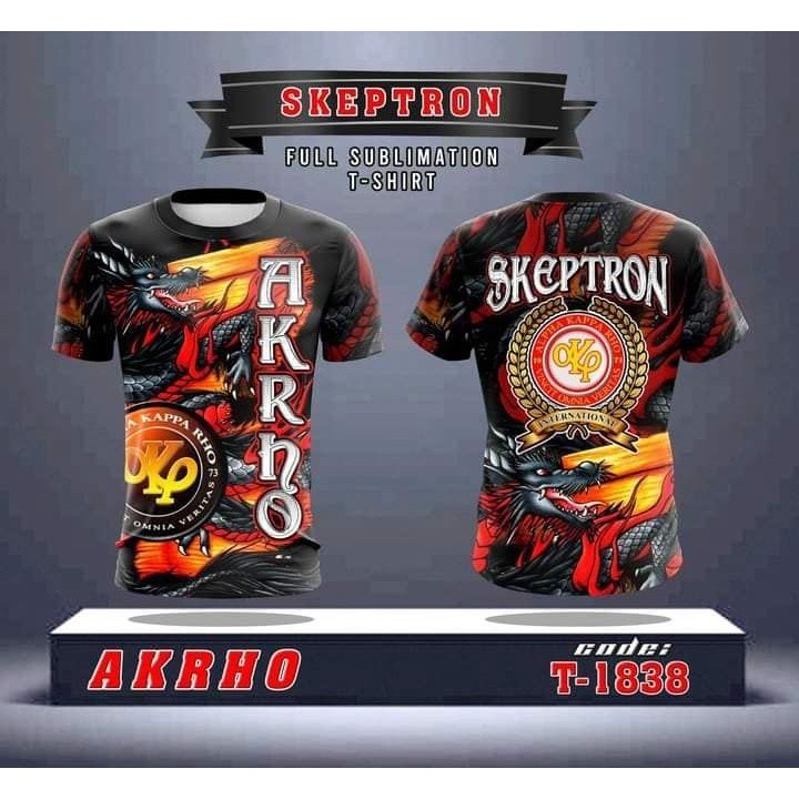 New PSA Skeptron Alpha Kappa Rho Akrho Full Sublimation Frat Shirt ...