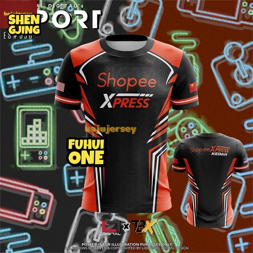 2024 Shopee Rider (Best Selling) Jersey Corner SHOPEE XPRESS Motorcycle ...