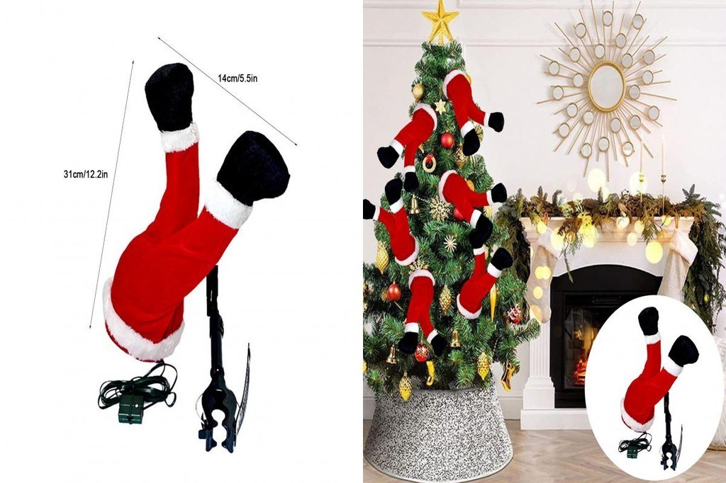 Christmas Tree Legs Adorable Elf Leg Ornament Christmas Elf Leg Tree ...