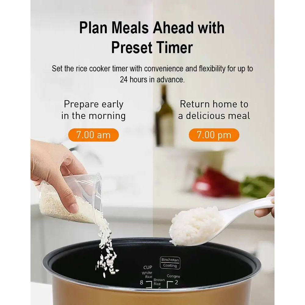 Panasonic 1.8L Microcomputer Rice Cooker | SR-DA182KSK SR-DA182 Baby ...