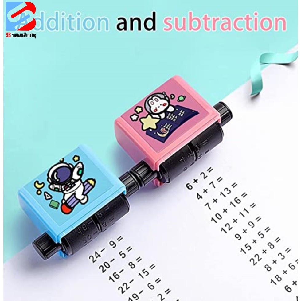 Math Roller Stamp for Students Addition and Subtraction Exercises ...
