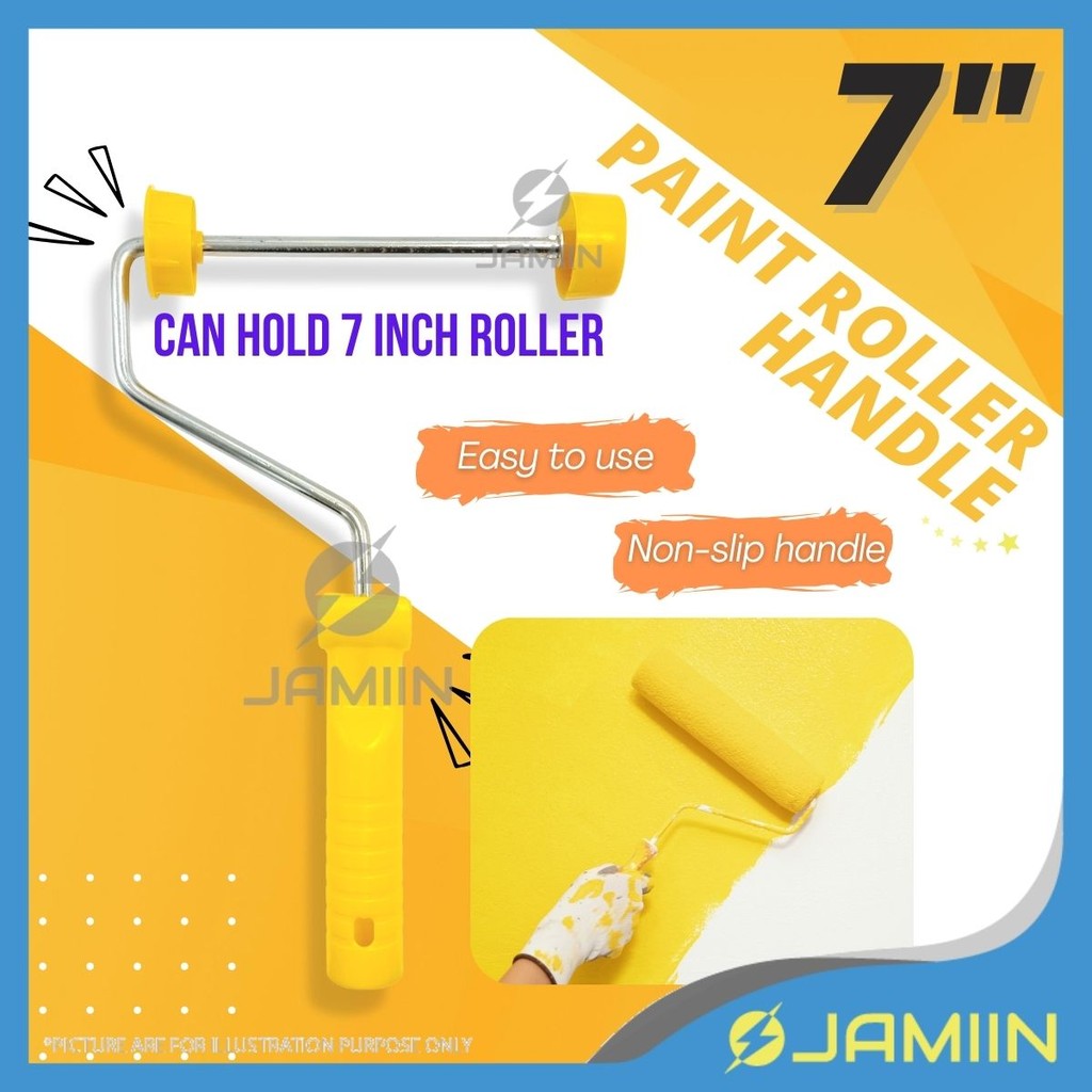 7” Paint Roller Handle Batang Roller Cat Paint Roller Wall Paint Paint ...