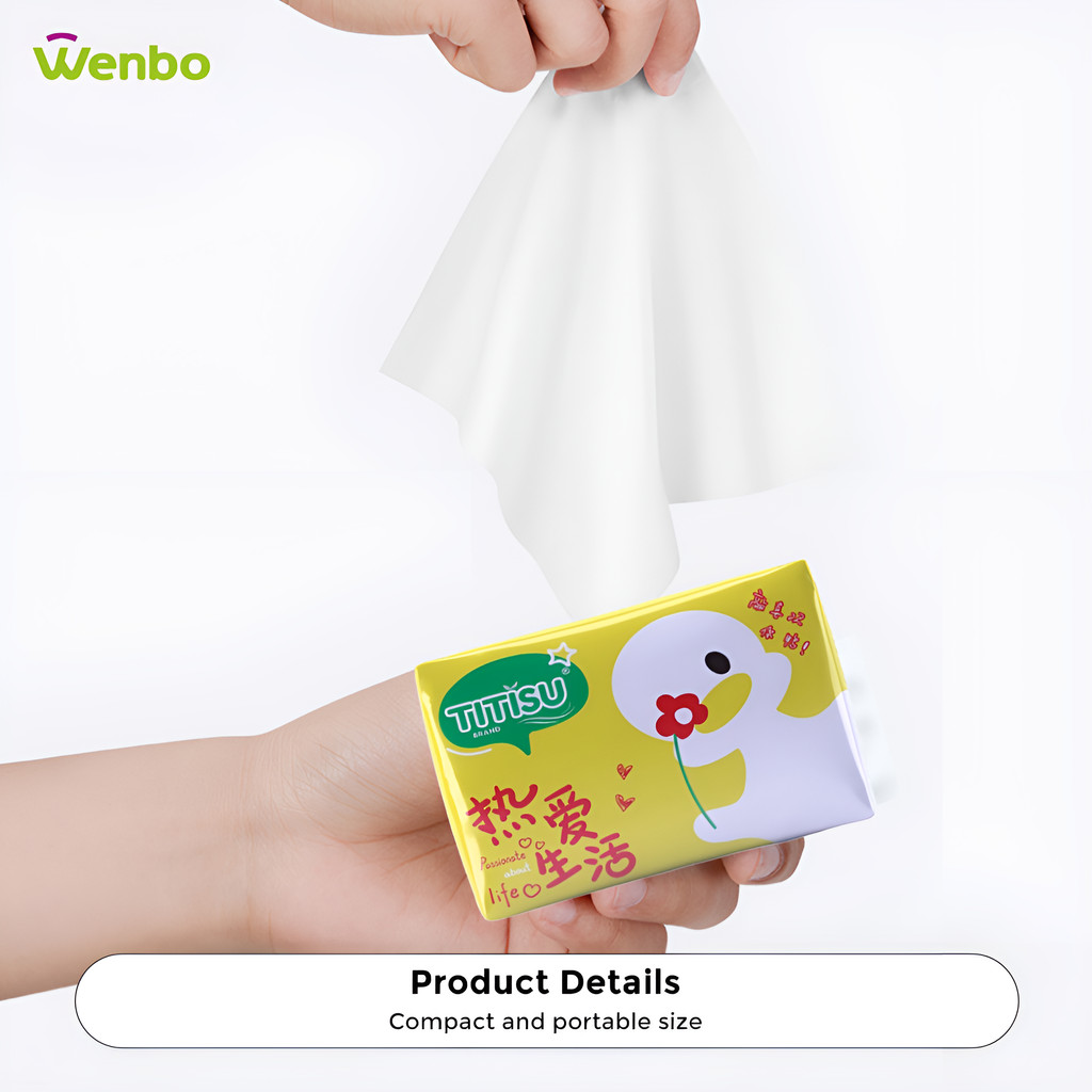 Wenbo [Per Pack] 300 Sheets Soft Bamboo Facial Tissue Paper Daily Use ...