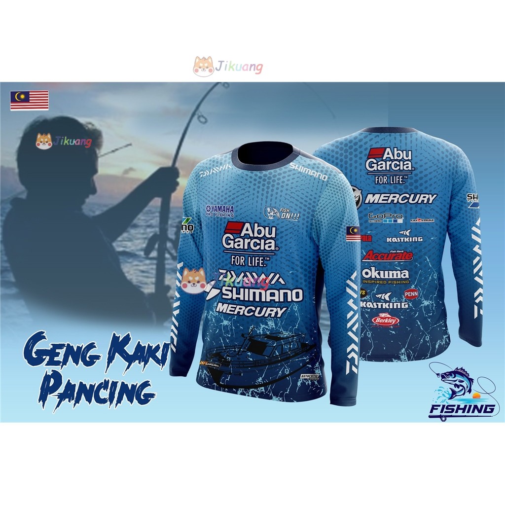 Baju Pancing Lengan Panjang Microfiber DAIWA Pancing Jersey Shimano ...