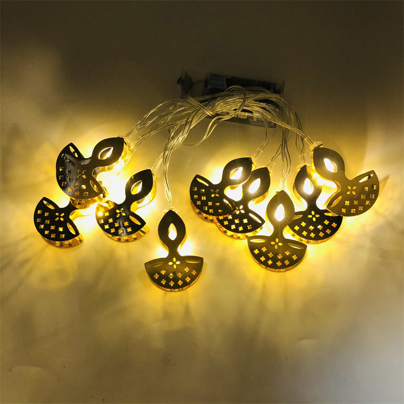 3M Diwali Decoration LED String Lights Deepavali Ganesha OM Swastika ...