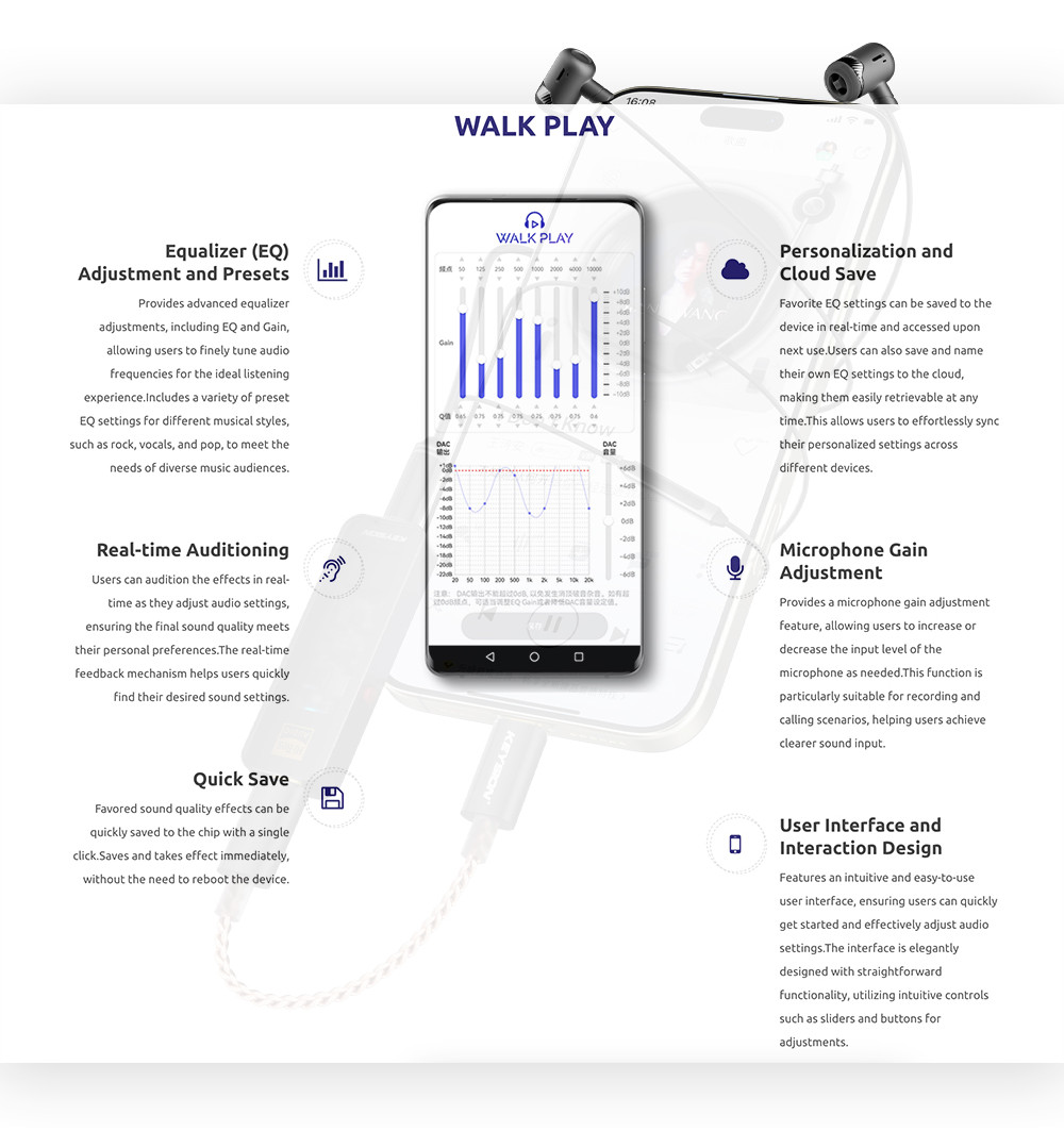 KEYSION CS43198 USB DAC Audio HiFi Decoder 384KHz DSD256 Type-C to 3 ...