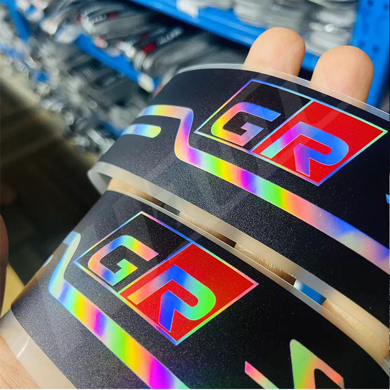 New Toyota GR Sport Laser Car Threshold Protection Sticker Colorful ...