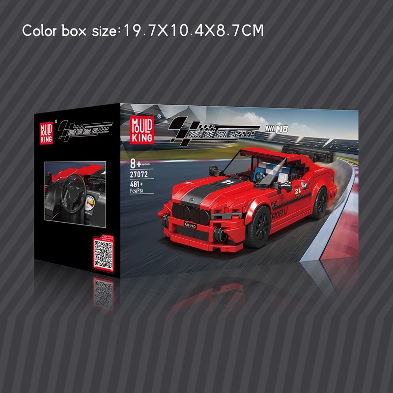 BM M8 Building Blocks 481 Pcs Mould King Car Bricks Toy Set | Shopee ...