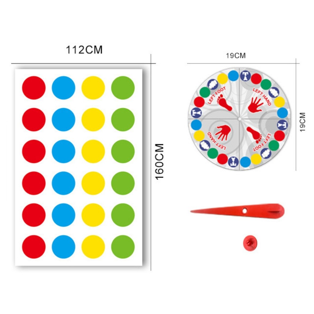 Twister Family Friends Party Board Game Funny Fun Toys Uno Wild Flip No ...