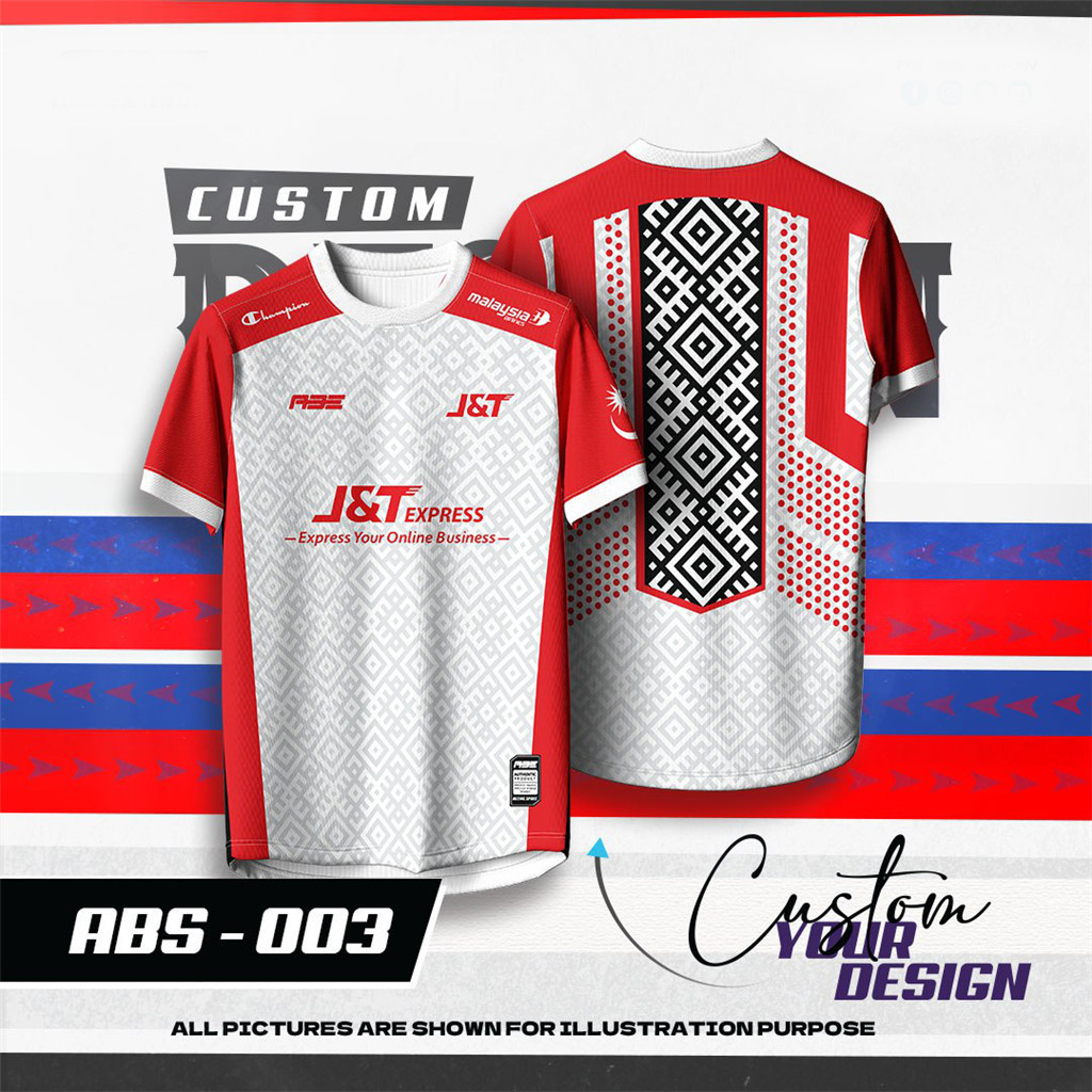 Jnt Express Jersey Full Printing Cool J&t Package Courier Driver ...