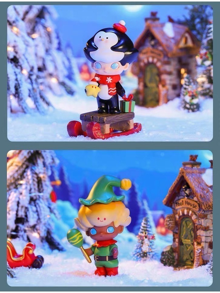 Original Pop Mart Dimoo 2019 Christmas Series Blind Box Figure Doll ...