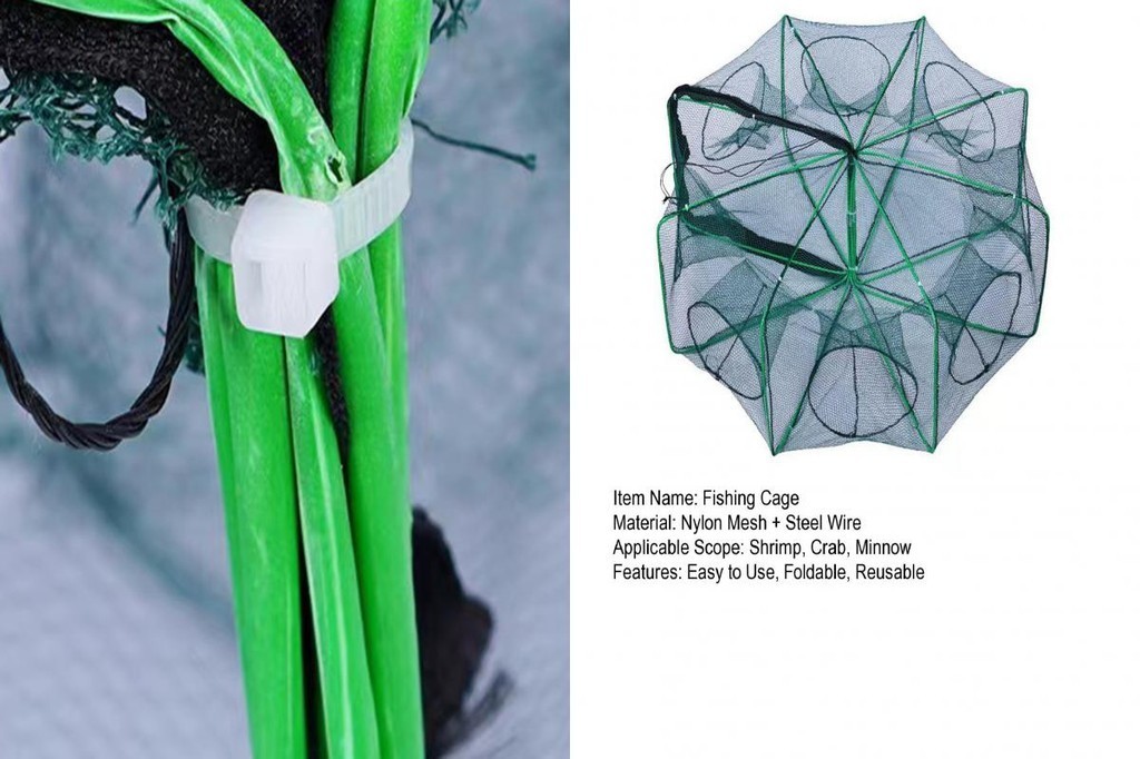 ly Compact Catfish Trap Foldable Fishing Cage Portable Foldable Fishing ...