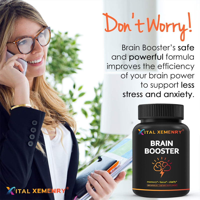 Vitamin Brain Supplement for Memory and Focus - Brain Booster Plus Lion ...