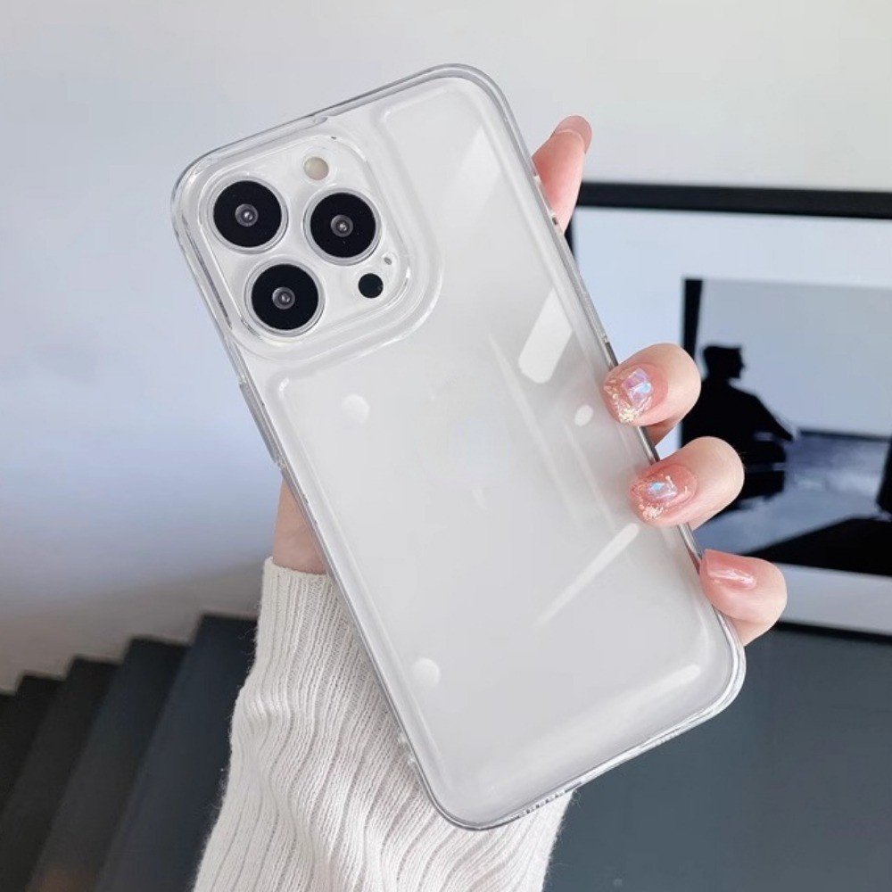 Crystal Transparent Shockproof Phone Case Compatible for iPhone 16 15 ...