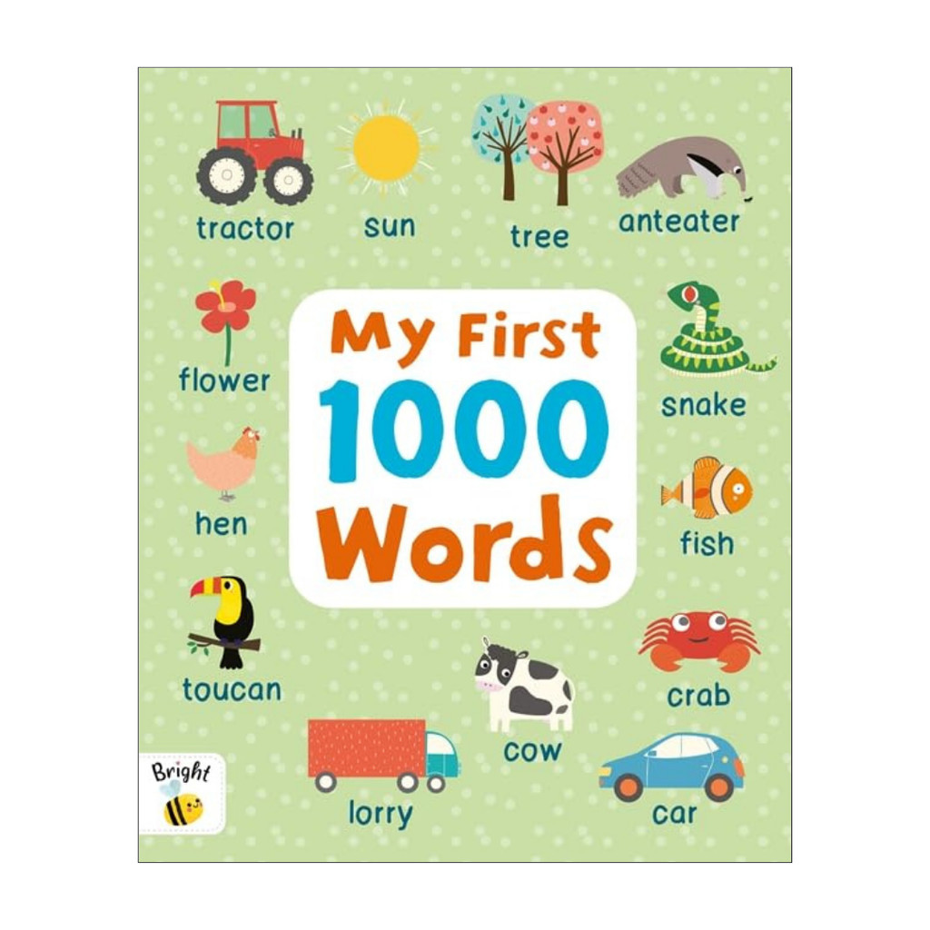 My First 1000 Words Picture Dictionary To Learn Basic Words (Hardcover ...