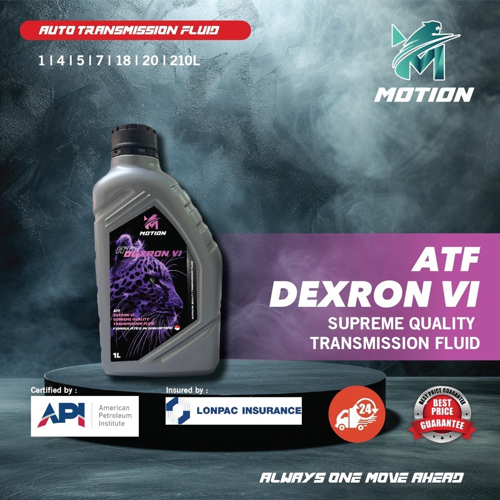 MOTION ATF WS / DEXRON 6 DEXRON VI 1L FULLY SYNTHETIC AUTOMATIC ...