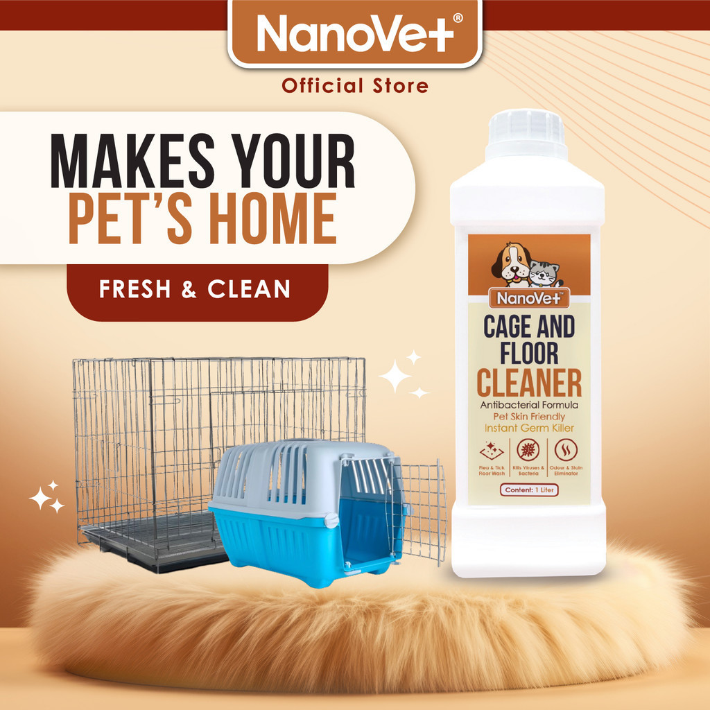 Nanovet® Pet Cage and Floor Cleaner Concentrate - 1 Liter | Shopee Malaysia
