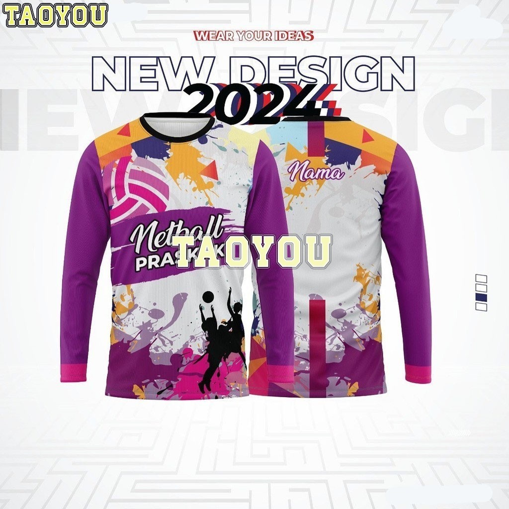 NETBALL PRASKKK Malaysia Muslim Family Clothing Sports Vintage Full ...