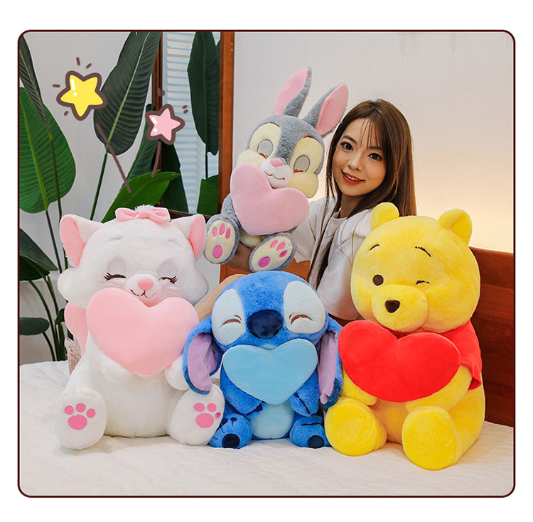New Heart-Hugging Stitch Mary Cat Doll Heart-holding sangpu rabbit ...