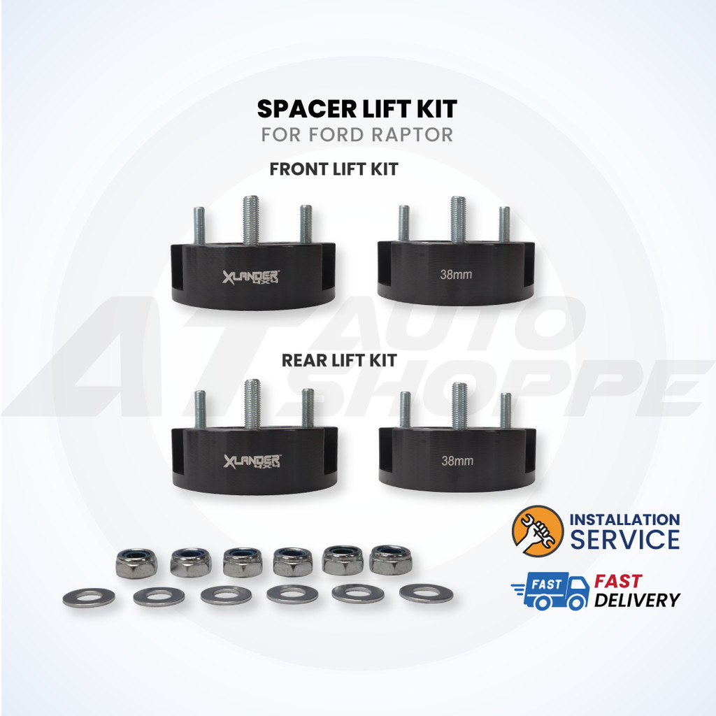 2" Spacer Lift Kit for Ford Raptor - Front & Back (2 Pairs) | Shopee ...