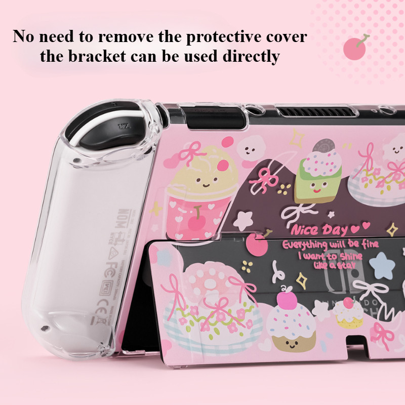 Nintendo Switch Transparent Protective Case Dessert Party Hard ...