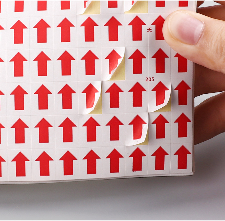 Rework Red Arrow Self-Adhesive Defective Product Sticker Rework ...