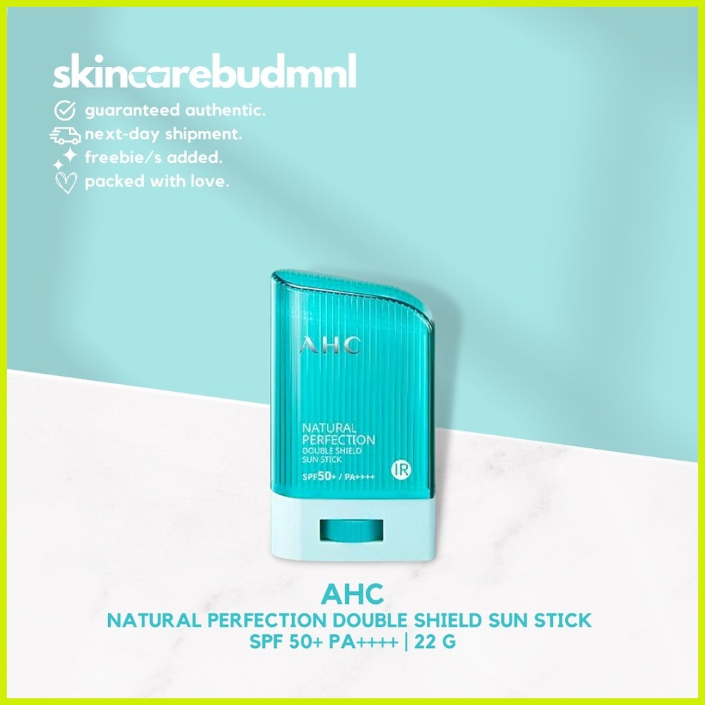 AHC Natural Perfection Double Shield | Fresh Sun Stick SPF50+ PA++++ 14 g | 22 g by skincareb ...