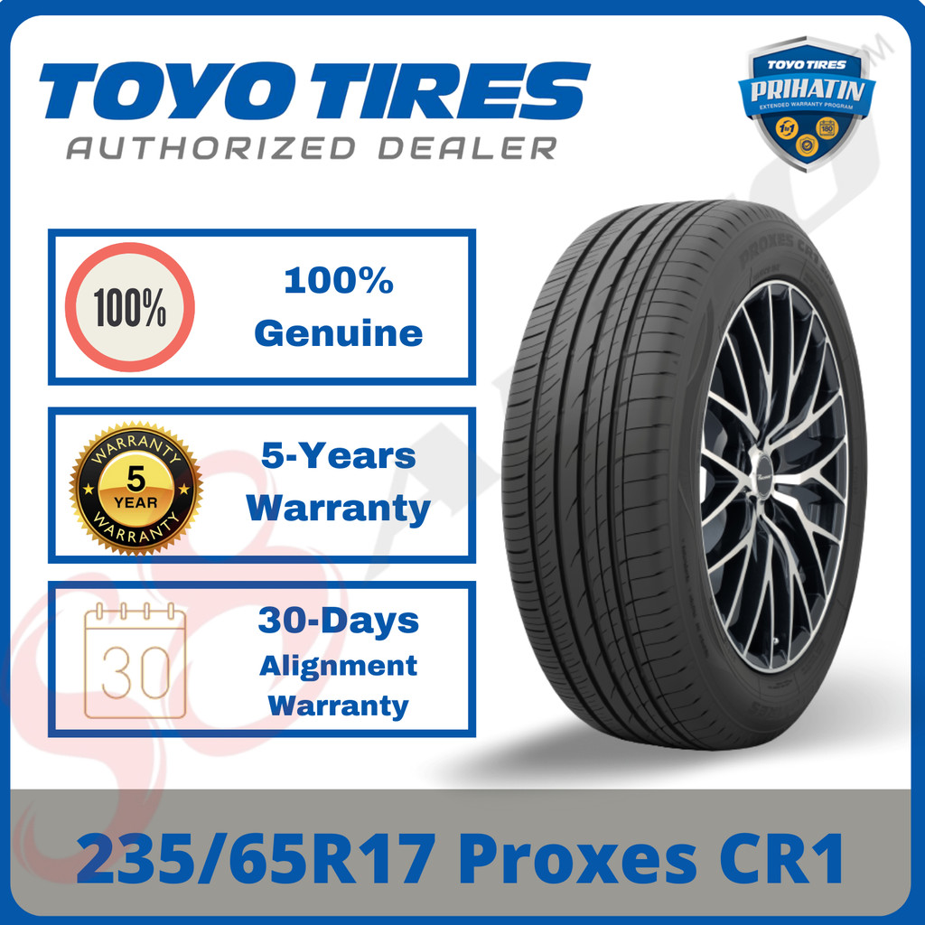 235/65R17 Toyo Tires Proxes CR1 SUV *Year 2024/2025【S8 Webstore RM465-3%】 | Shopee Malaysia