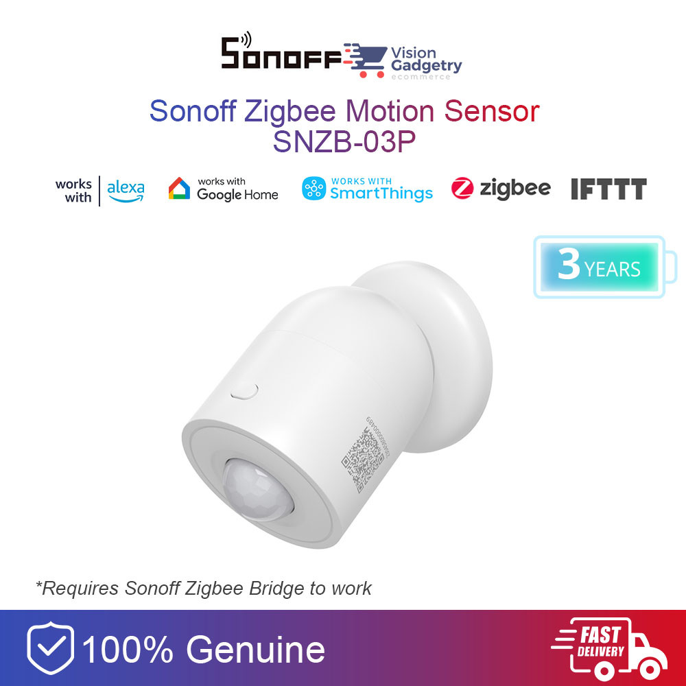 Sonoff Zigbee Motion Sensor Smart Home Wifi App Control SNZB-03P | Shopee Malaysia