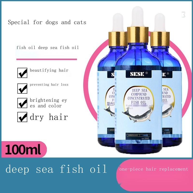 Cat Deep-Sea Fish Oil Soft Phospholipid Dogs Prevent Hair Loss ...