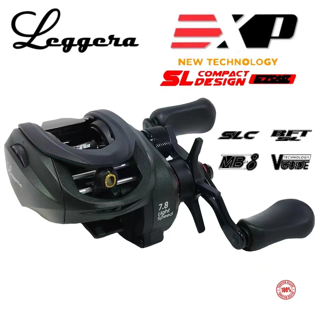 ⭐ EXP LEGGERA CARBON BAITCASTING ( BC ) FISHING REEL | Shopee Malaysia