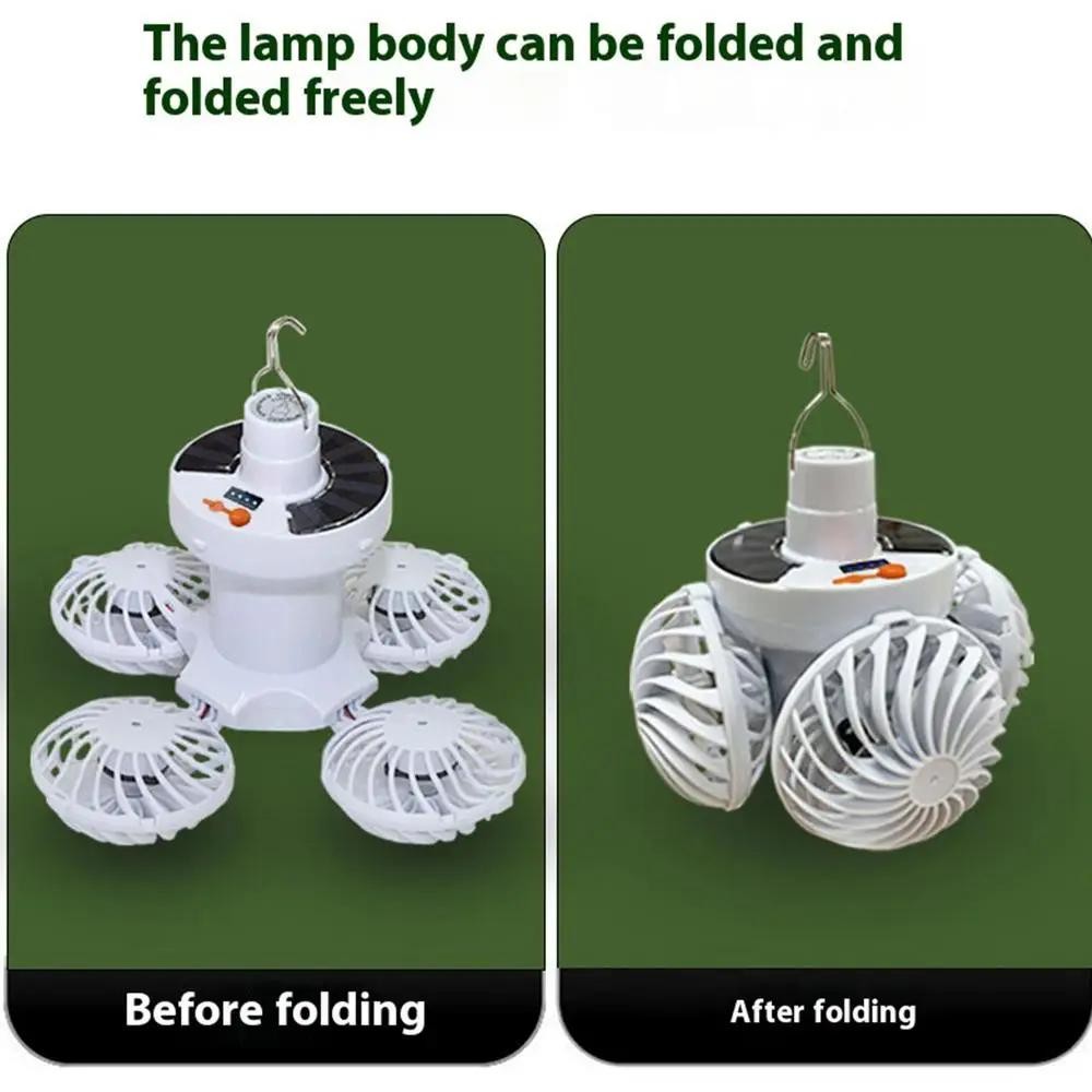 2025 New Football Solar Kipas Solar LED Bola Sepak Lipat | Portable Fan ...