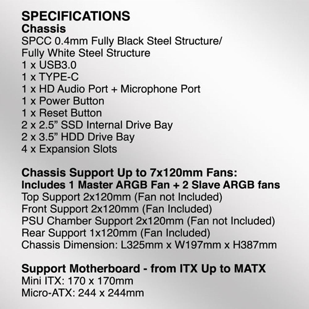 Armaggeddon Deepfreeze Duplex 2 ARGB-C MATX Gaming PC Case Aquarium ...