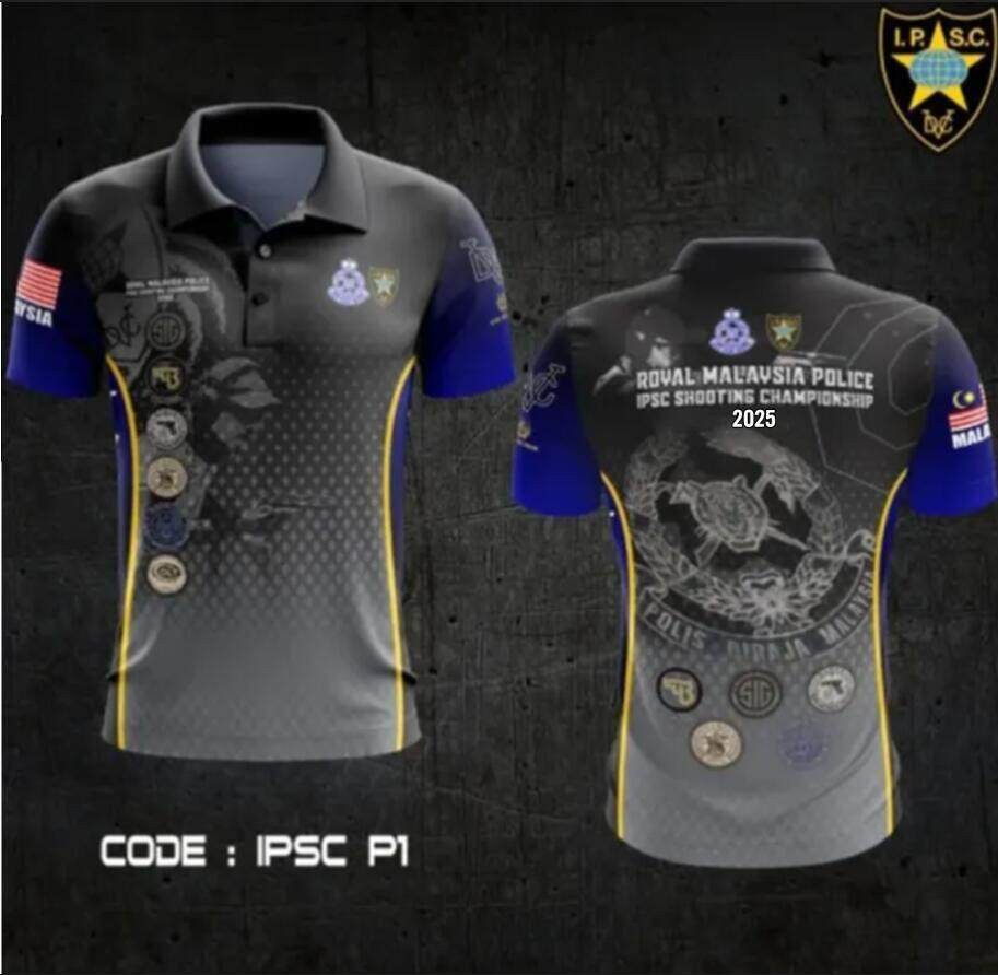 Royal Malaysia Ipsc Shooting Championship 2025 3D All Quality Polo ...