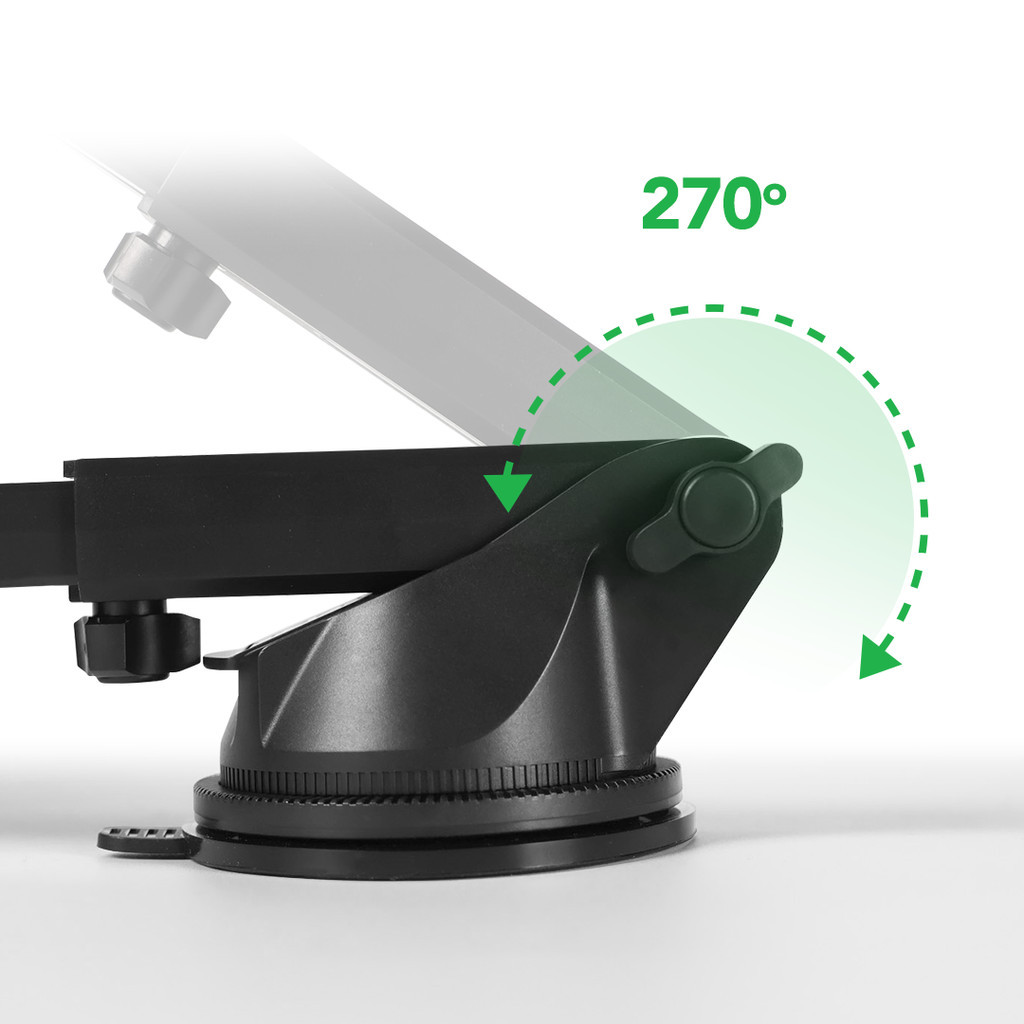 Dmes DV11 Car Phone Holder Universal Mount for iP Android Adjustable Angle Strong Suction Stable ...