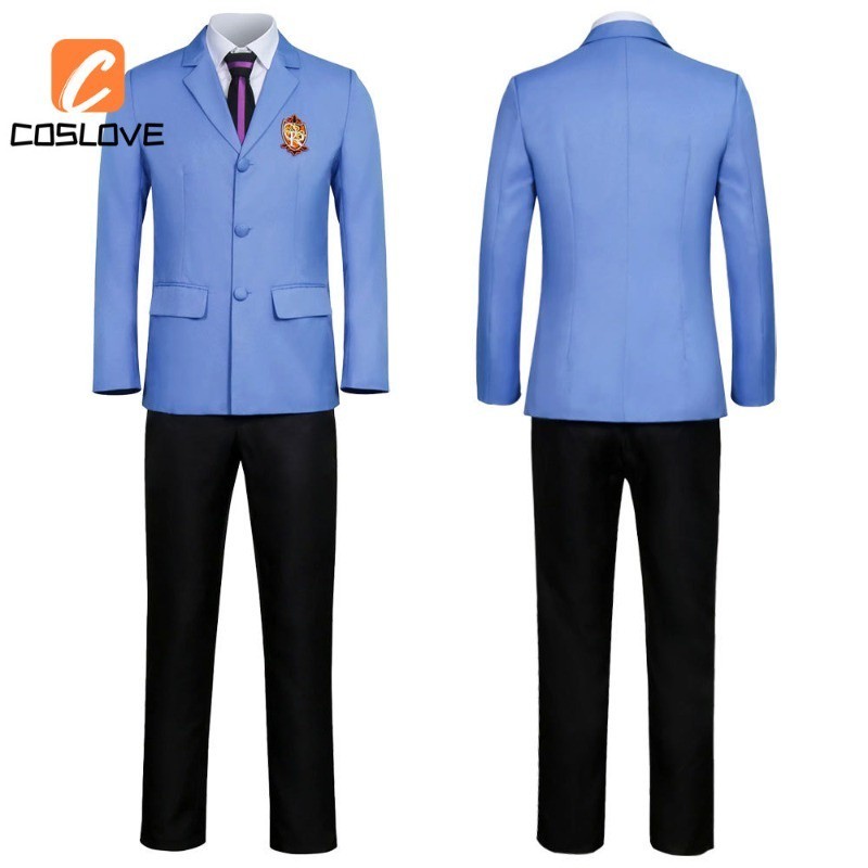 Anime Ouran High School Host Club Cosplay Full Set Costume School ...